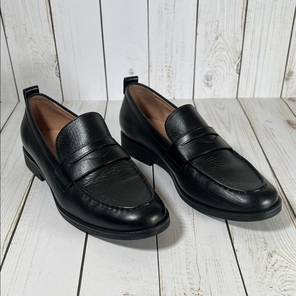 Cole Haan | Shoes | Cole Haan Classic Black Leather Penny Loafers ...